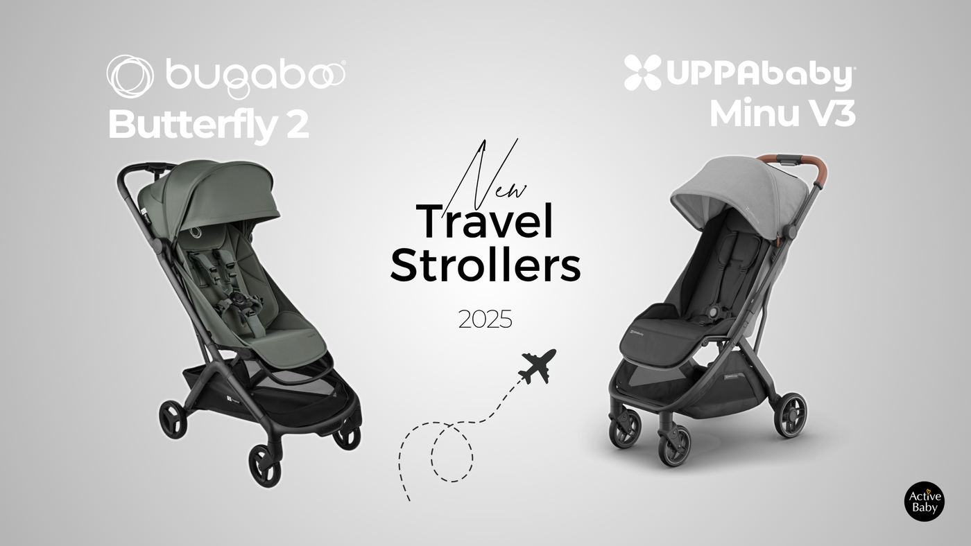 New 2025 Travel Strollers: UPPAbaby Minu V3 vs. Bugaboo Butterfly 2 ...